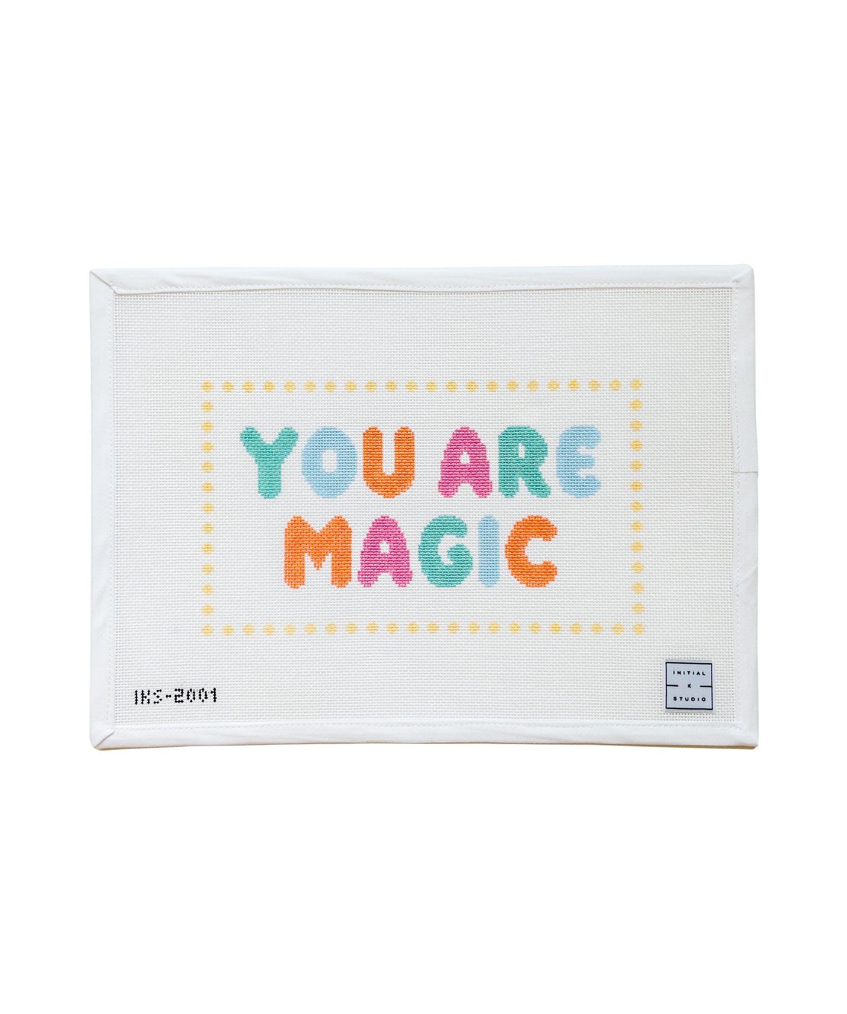 You are Magic Needlepoint Canvas – Initial K Studio